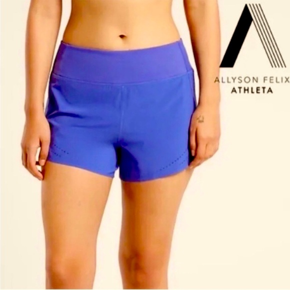 Athleta | Shorts | Athleta Allyson Felix Legend Run With It Short Purple M | Poshmark